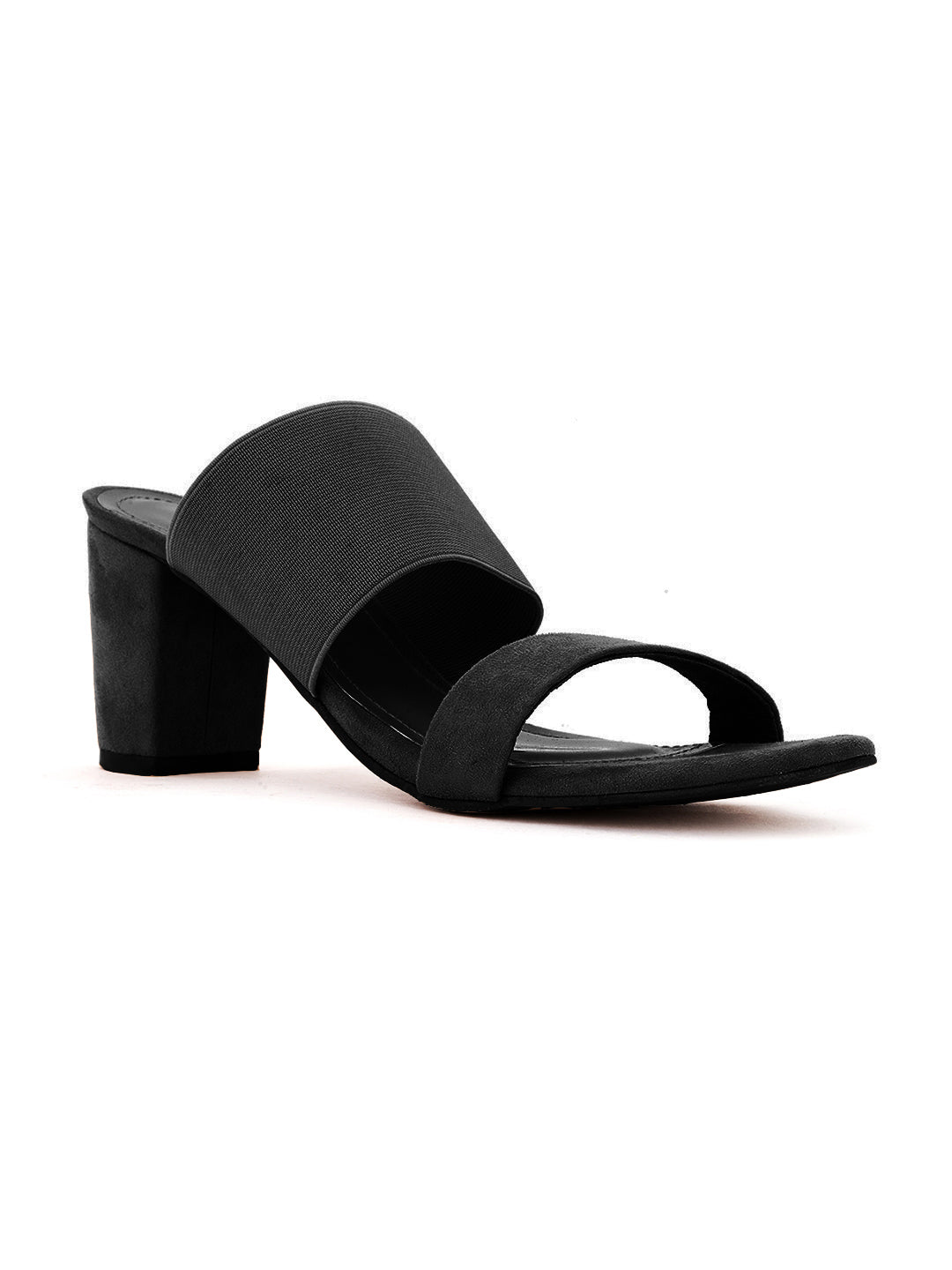 Buy KHADIM Sharon High Heel Block Mule Slip-On Sandal for Women Online ...